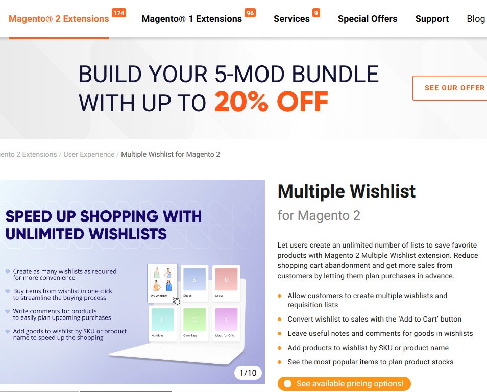 Features and Benefits of Magento 2 Multiple Wish Lists